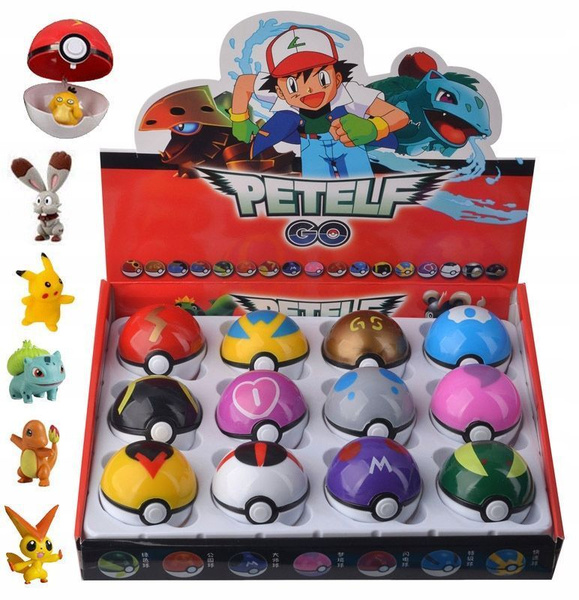 набор лучших фигурок pokeball с 12 шт. фигурок покемон. - купить с ...