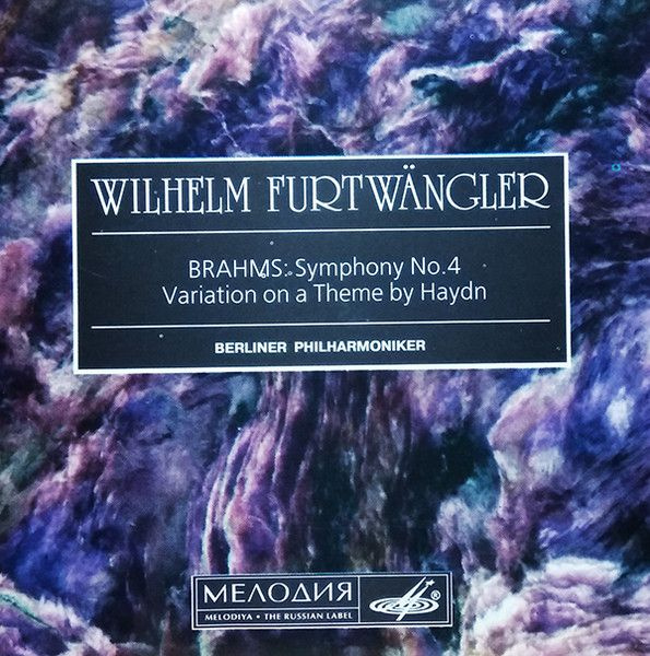 CD Brahms - Wilhelm Furtwangler, Berliner Philharmoniker. Symphony No. 4 / Variation On A Theme ...