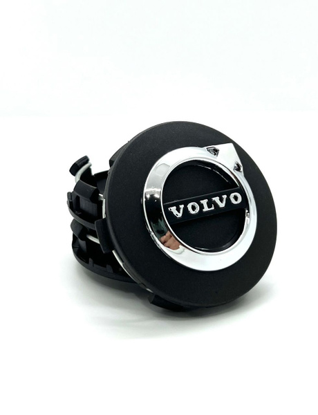 Колпачки заглушки на литые диски для Volvo 64/61 ( 31414935 ) Black 4 ...
