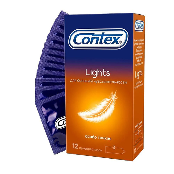 Презервативы Contex Lights, особо тонкие, №12 купить на OZON по низкой цене (2241810074)