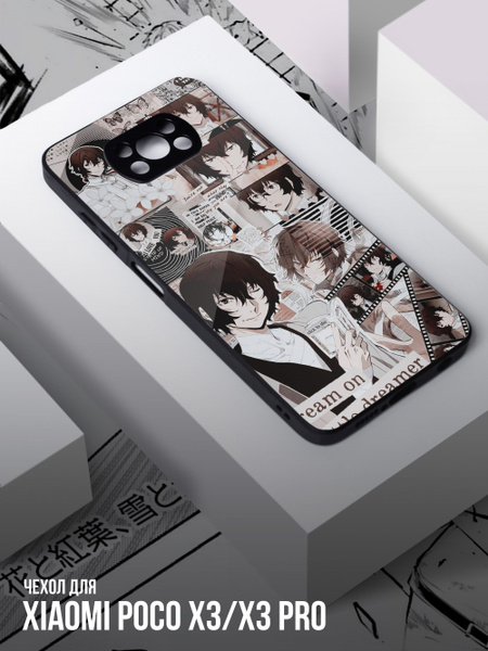 Чехол для Xiaomi Poco X3/ X3 Pro/ X3 NFC аниме "Великий из бродячих псов/Bungou Stray Dogs ...