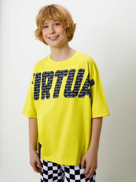 Футболка Acoola, размер 134, цвет желтый, хлопок 100% - купить по выгодной цене в интернет ...