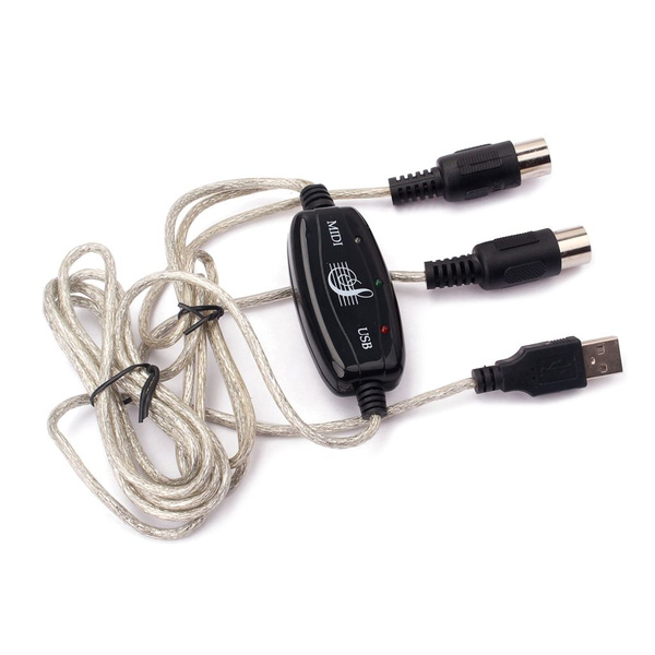 MIDI кабель для подключения клавишных к ПК, USB - купить с доставкой по ...