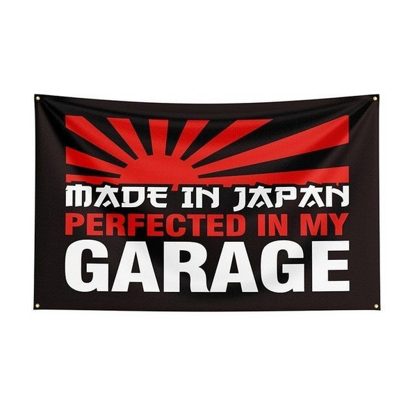 Характеристики Флаг плакат баннер JDM Made In Japan Garage гараж ...