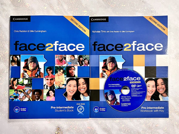 Face2face pre-intermediate second edition (Учебник + Рабочая Тетрадь + CD/DVD) face 2 face ...