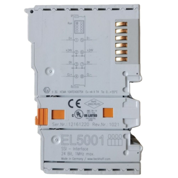 Beckhoff EL5001 Модуль ПЛК EtherCAT Terminal 1-канальный интерфейс энкодера - купить с доставкой ...