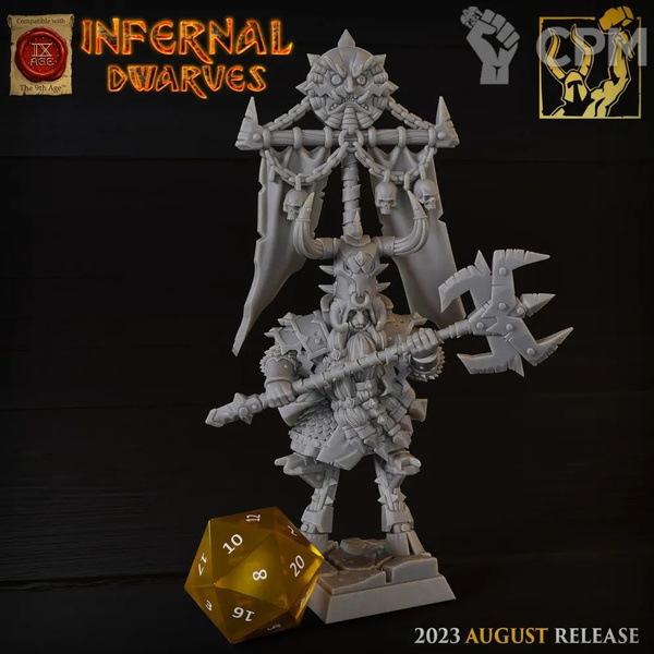 Warhammer Chaos Dwarfs Overlord/Лорд - купить с доставкой по выгодным ...