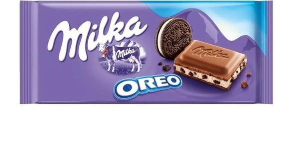 Milka Шоколад молочный Орео With Oreo Cookies Chocolate, 100 г - купить ...