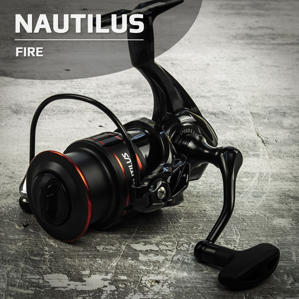 Катушка Nautilus Fire FD Spinning Reel 2024, Безынерционная, 3000, Передний фрикцион купить c ...