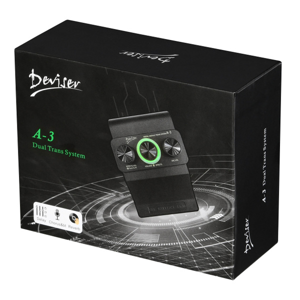 DEVISER A-3 Активный трансакустический врезной звукосниматель для гитары с о встроенными ...