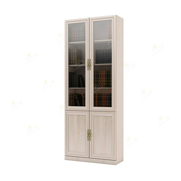 Шкаф книжный Mebelland24 Книжный шкаф Карлос - 10, 80x28.5x203 см ...