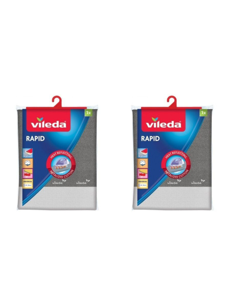 Vileda Чехол для гладильной доски Rapid, 2 шт купить на OZON по низкой ...