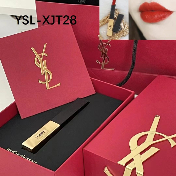 Подарочный набор YSL Saint Laurent Little Gold Bar Lipstick High ...