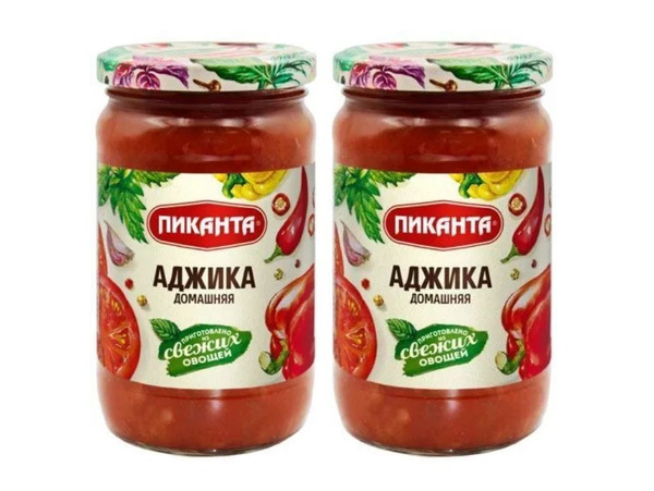 Аджика Пиканта домашняя, 2 уп по 350 г - купить с доставкой по выгодным ...