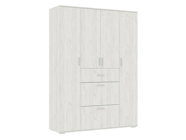 Шкаф распашной МФ Стендмебель Шкаф Нельсон, 160x50x220 см - купить по ...