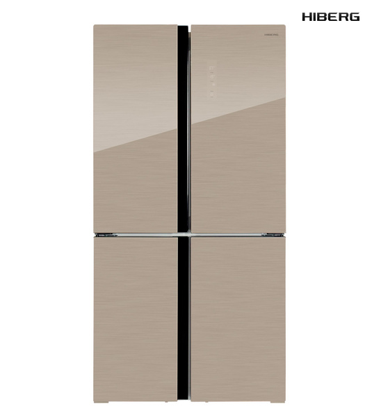 Холодильник French Door 183х91,1 см Hiberg RFQ-500DX NFGY бежевый ...