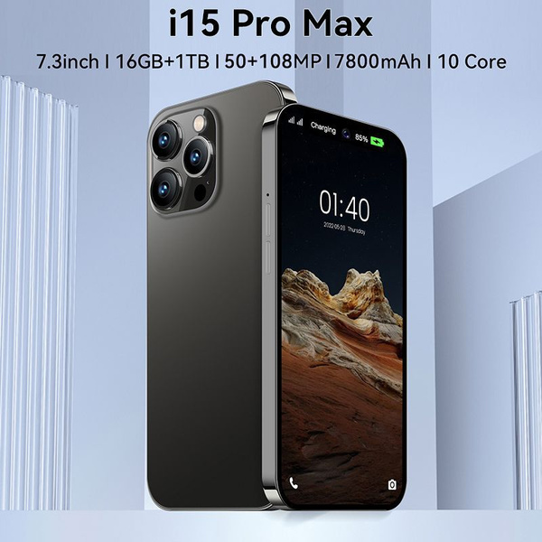 Смартфон iPro 15 Max 256 ГБ 12 ГБ Серый 7.3 OLED/AMOLED iPro 15 Max ...