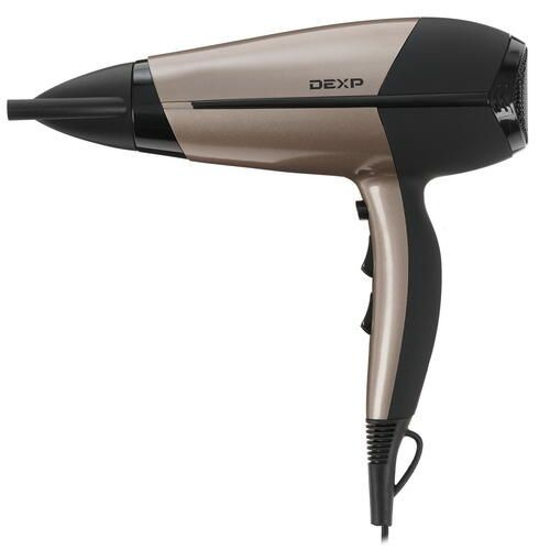 Фен для волос DEXP Для сушки волос/LIST2, коричневый - купить по выгодным ценам в интернет ...