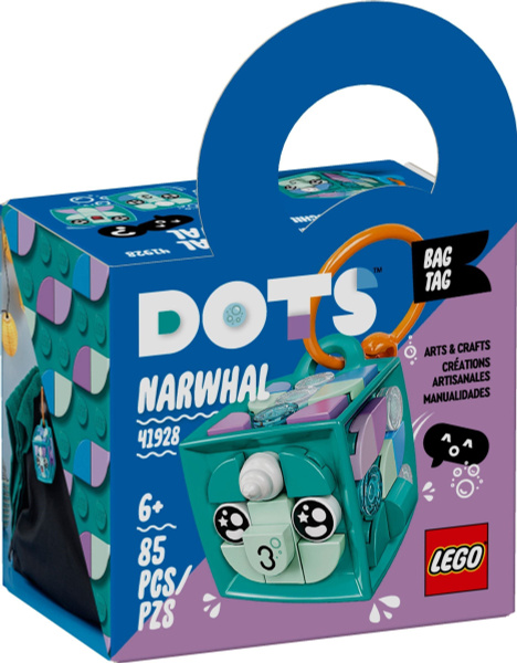 Конструктор LEGO DOTS 41928 Брелок Нарвал-LEGO Оригинал купить на OZON ...