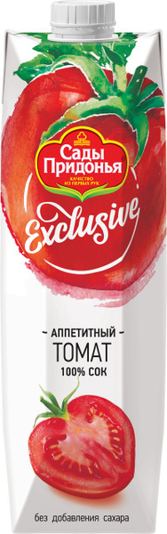 Сок Сады Придонья Exclusive Аппетитный томат, 1л ( 6 штук!!! ) - купить ...