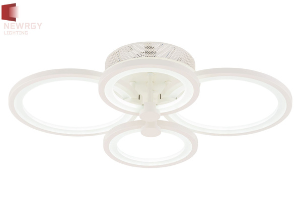 Люстра потолочнаяnewrgy lightingЛюстра 3010/2+2 WT L550 x W410 x H135 96W 3000K-6500K, LED ...