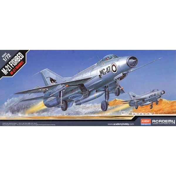Academy сборная модель 12442 M-21 FISHBED 1:72 - купить с доставкой по ...