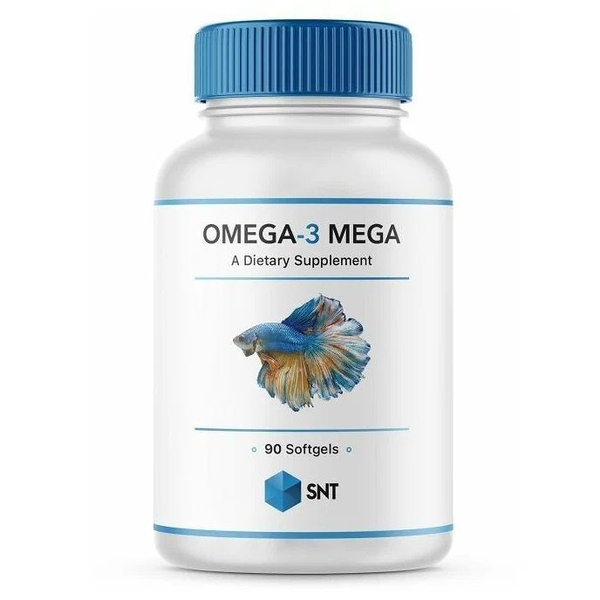 SNT Omega-3 Mega/СНТ Омега-3 Мега (330 ЭПК/220 ДГК) 1000 мг (90 гел ...