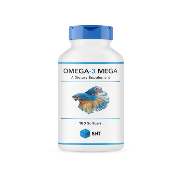 SNT Omega-3 Mega/СНТ Омега-3 Мега (330 ЭПК/220 ДГК) 1000 мг (180 гел ...
