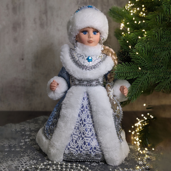 Украшение на праздник новогоднее Kaemingk голубой, серебристый, белый-4 купить c доставкой на ...