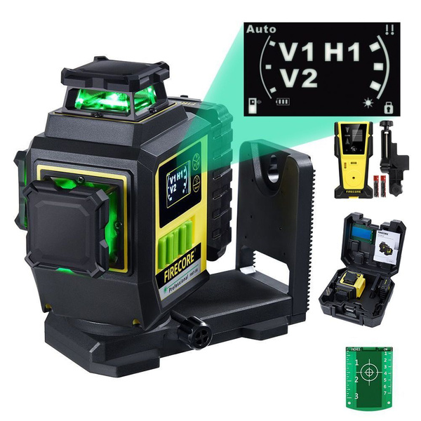 Купить Лазерный уровень/нивелир FIRECORE F95T-3G 12 Линий,Зеленый луч ...