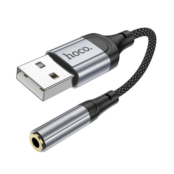 Аудио переходник для наушников с USB на Jack 3.5 12см - купить с ...