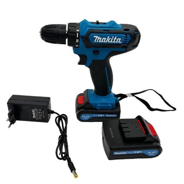 Дрель-шуруповерт с набором от Макита DF331D 14,4 Вольт 450 об/мин ...