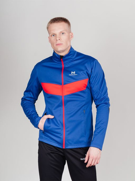 Куртка Мужской, Женский NORDSKI синий Полиэстер, Softshell, размер 46 На любой сезон Россия ...