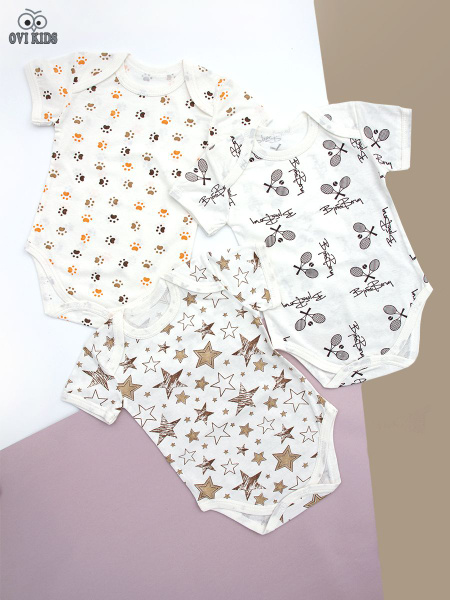 Комплект боди Ovi KIds Трикотаж, 3 шт - купить с доставкой по выгодным ...