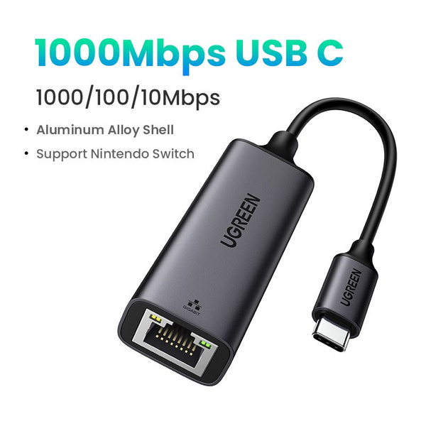 UGREEN USB Ethernet-адаптер USB3.0 1000 Мбит/с USB RJ45 Сетевая карта ...
