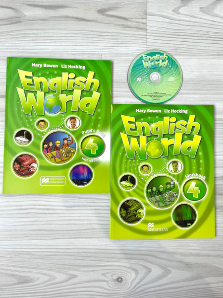 English World 4 Pupil's Book+WorkBook+Диск - купить с доставкой по ...