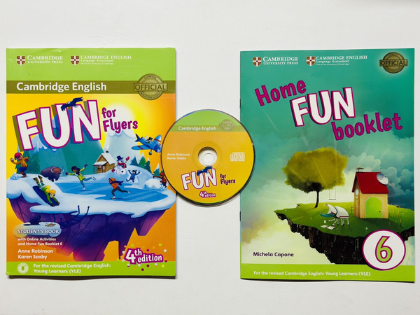 Fun For Flyers 4th edition (4 Издание) КОМПЛЕКТ: Student's Book + Home ...