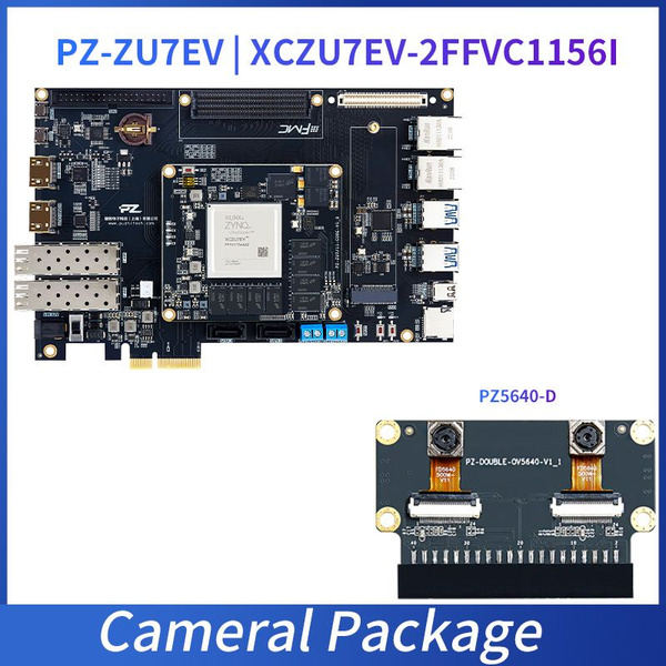 Оценочный комплект Puzhi ZU7EV Xilinx ZYNQ UltraScale XCZU7EV Плата разработки ПЛИС ZU7EV PCIE ...