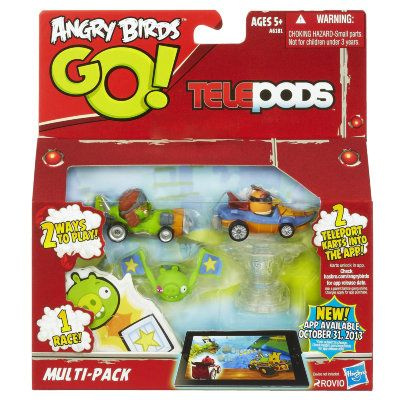 Angry Birds Go! TelePods фигурки на транспорте Мультипак Hasbro ...