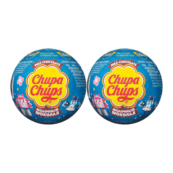 Шоколадный шар Chupa Chups с игрушкой , 20г 2шт (6402) - купить с ...