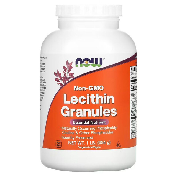 NOW Lecithin Granules, Лецитин в гранулах, 454 гр купить на OZON по ...