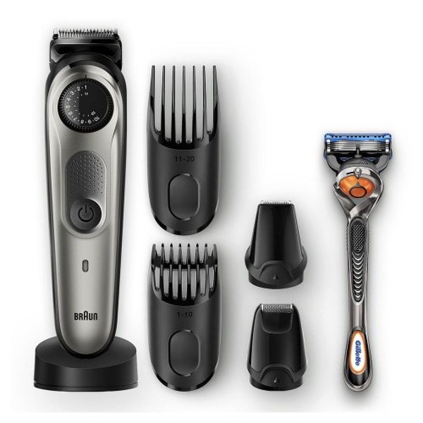 Триммер для бороды Braun BT7940TS + Бритва Gillette + 2 кассеты, с ...