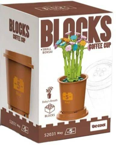 Конструктор Decool Май Букет незабудок, 33 детали, для мальчика, 152852 - купить с доставкой по ...