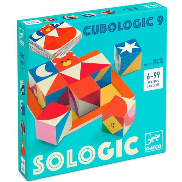 Djeco Sologic Настольная игра-головоломка Кубологика 9 - купить с доставкой по выгодным ценам в ...