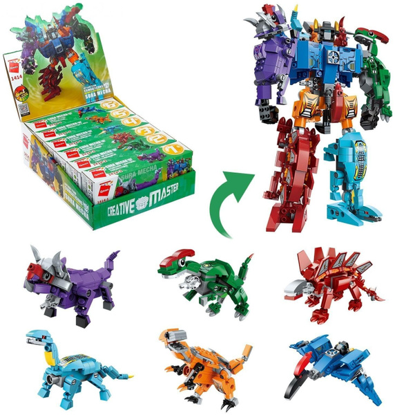 Набор конструкторов Qman Робот-трансформер 6 в 1 1414 / 6 шт. - купить с доставкой по выгодным ...