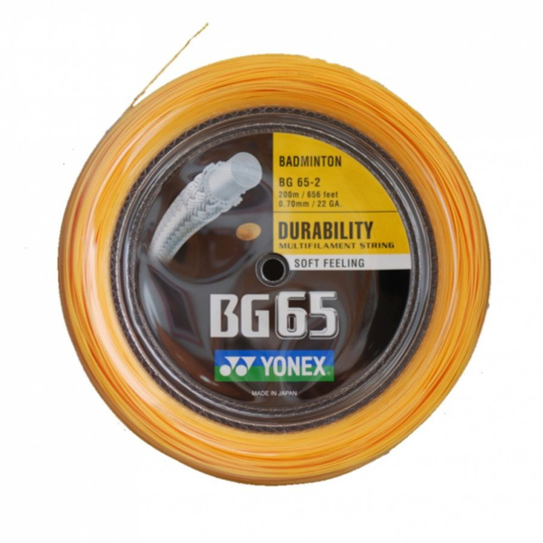 Струна бадминтонная Yonex BG-65 200m - купить с доставкой по выгодным ценам в интернет-магазине ...