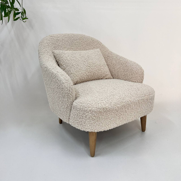 Кресло барашек, 1 шт., 78х78х78 см, Текстиль купить по доступной цене с ...