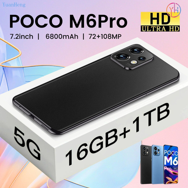 Смартфон Poco M6 PRO 5G 7,2 - купить по выгодной цене в интернет-магазине OZON (1324342068)