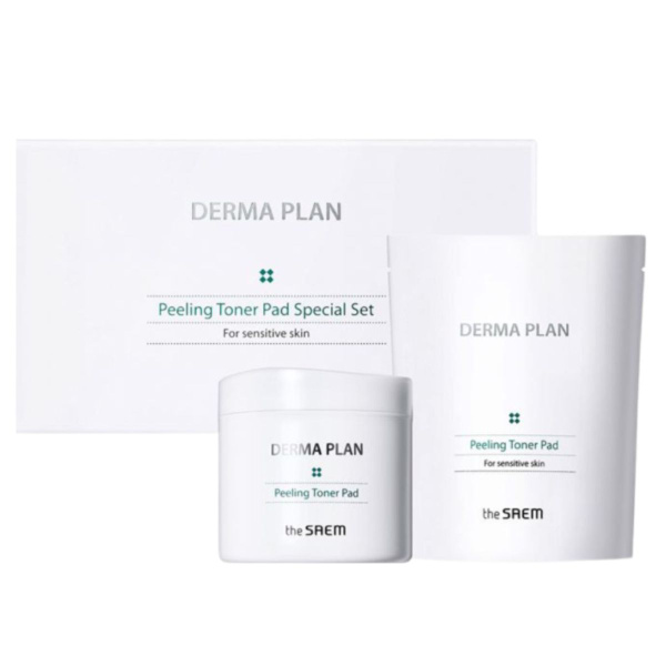 Набор отшелушивающих пилинг-падов для чувствительной кожи The Saem ...