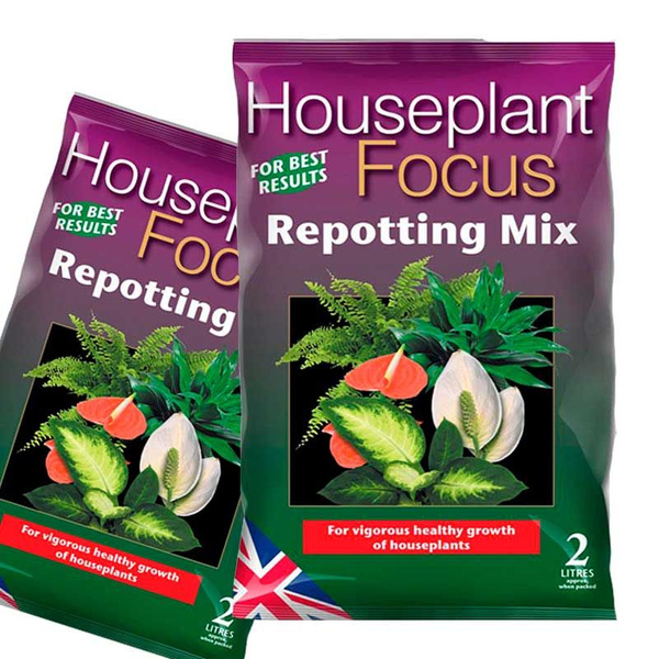 Грунт для пересадки комнатных растений Houseplant Repotting Mix 2 литра ...